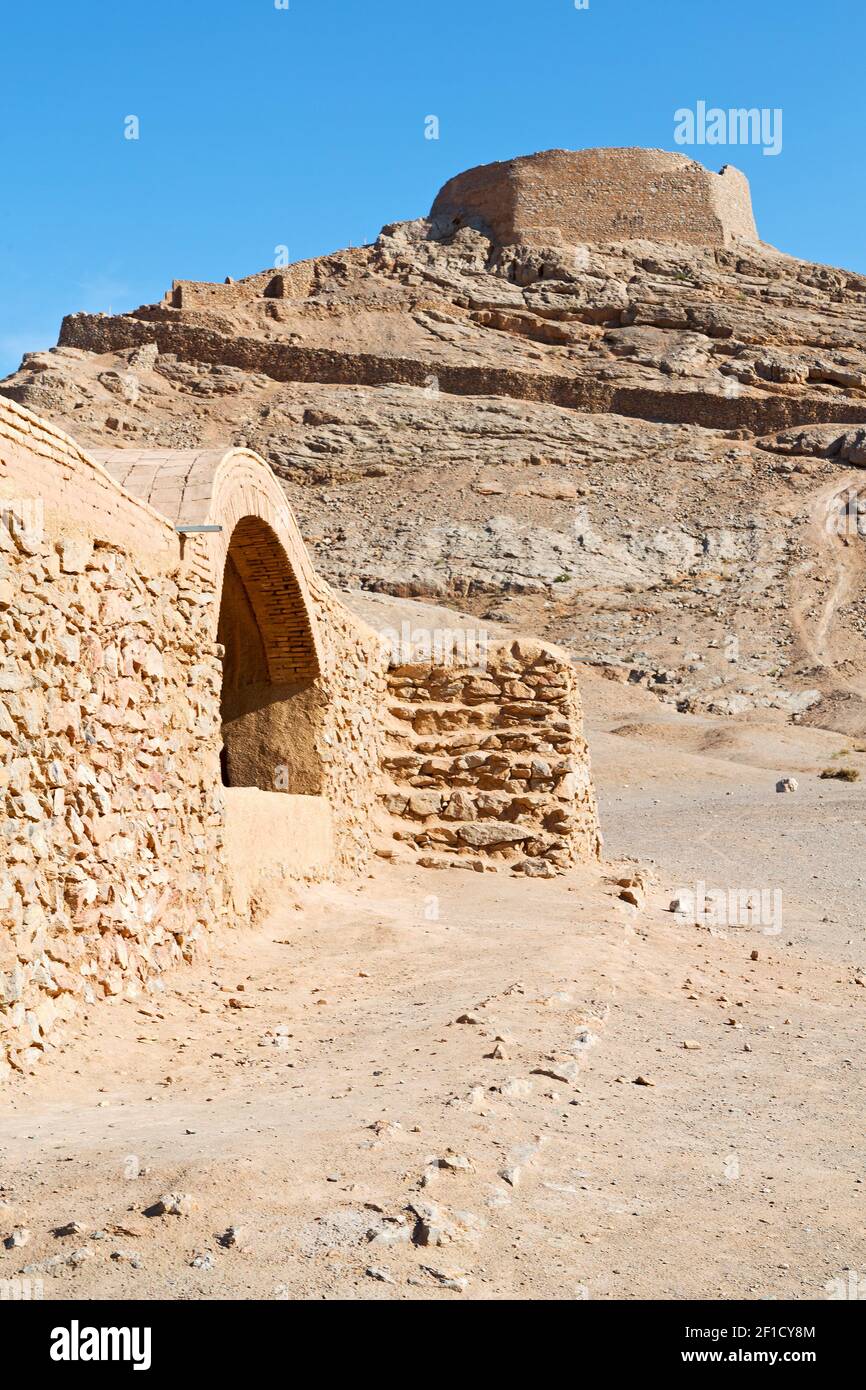 In iran the antique temple Stock Photo - Alamy