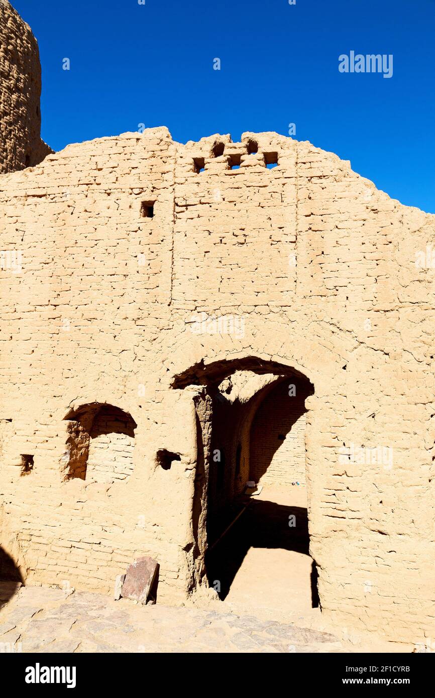 In iran the old castle Stock Photo - Alamy