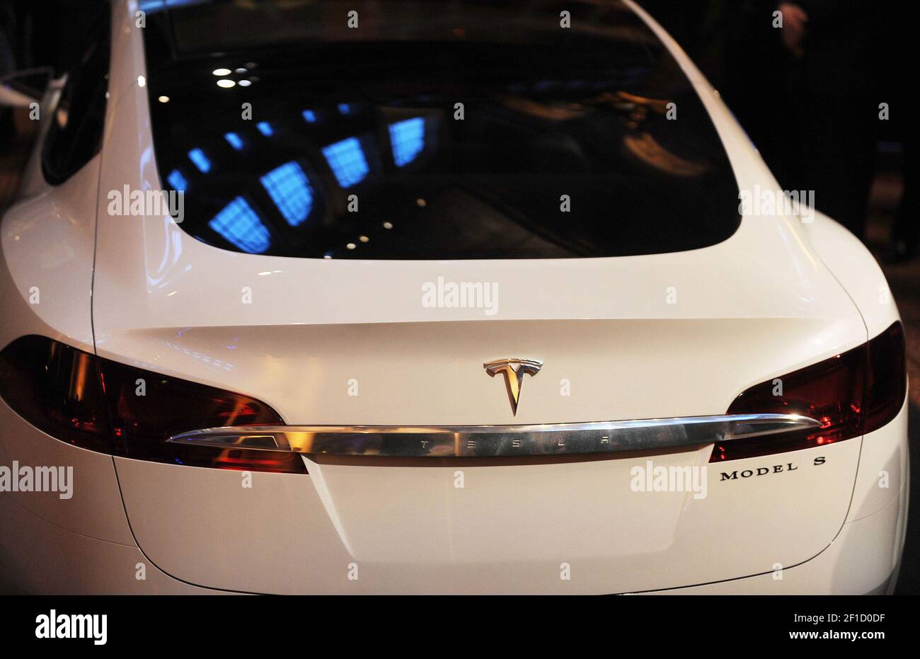 The first mass-produced, highway capable all-electric car, the Tesla ...