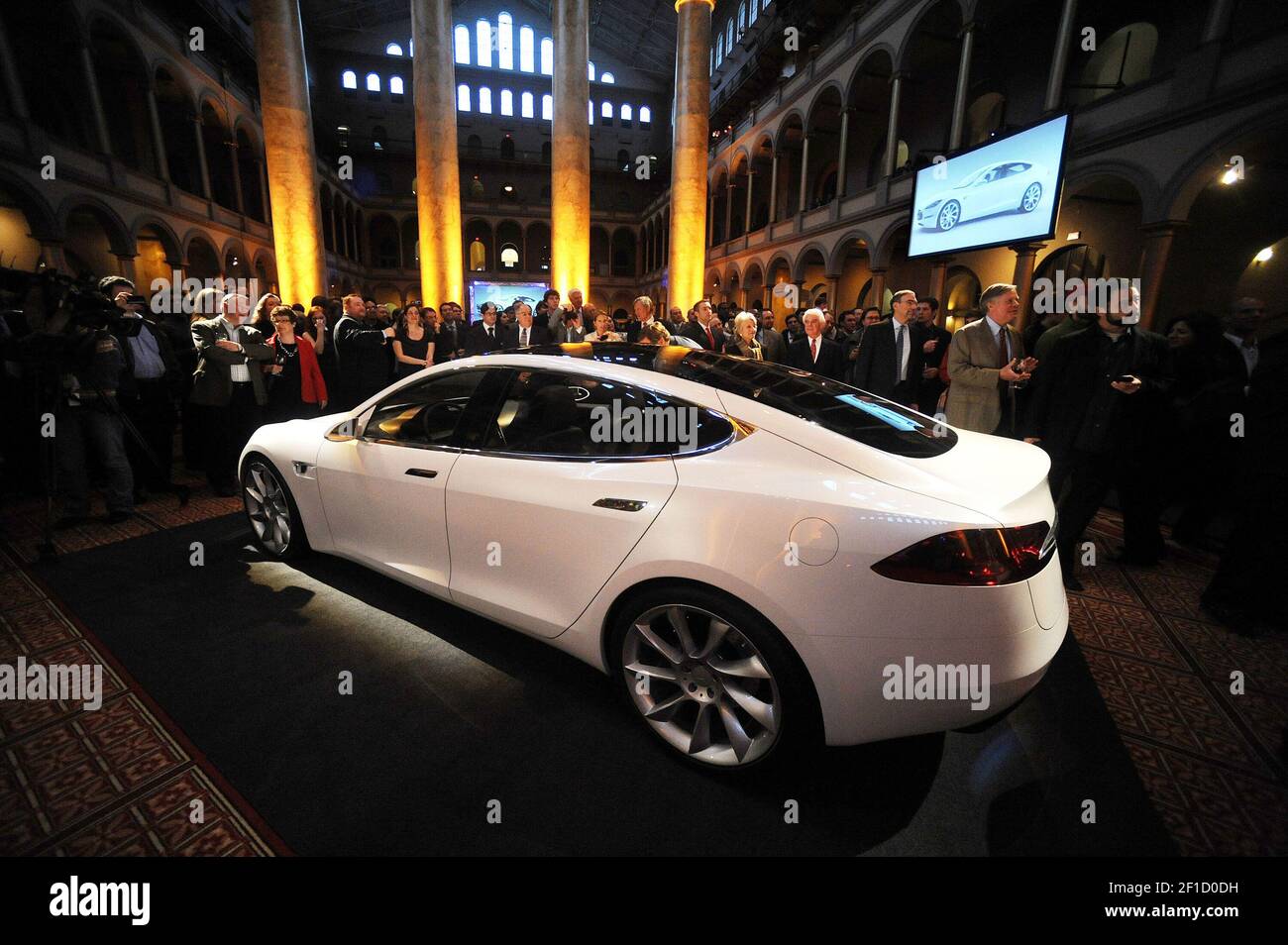 The first mass-produced, highway capable all-electric car, the Tesla ...
