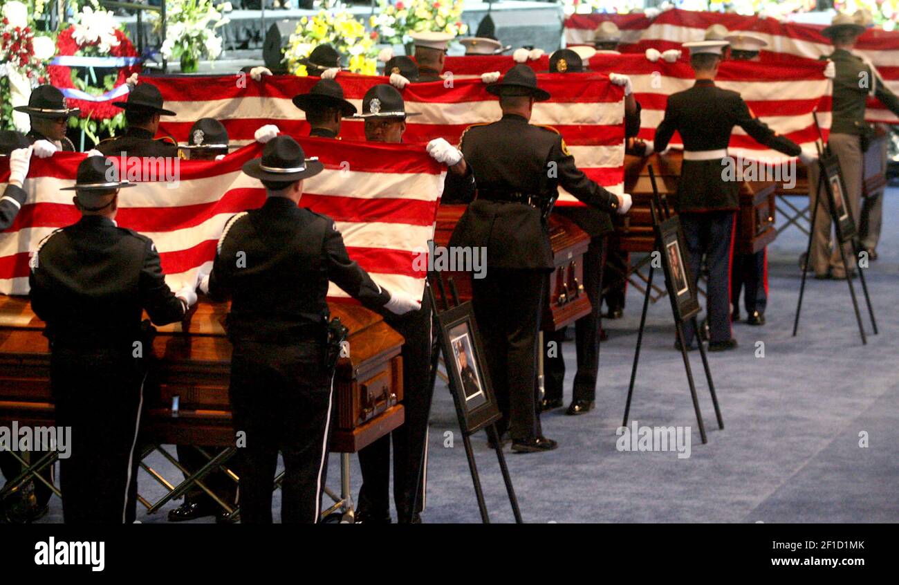 The funeral for the four slain Oakland police officers Mark Dunakin ...