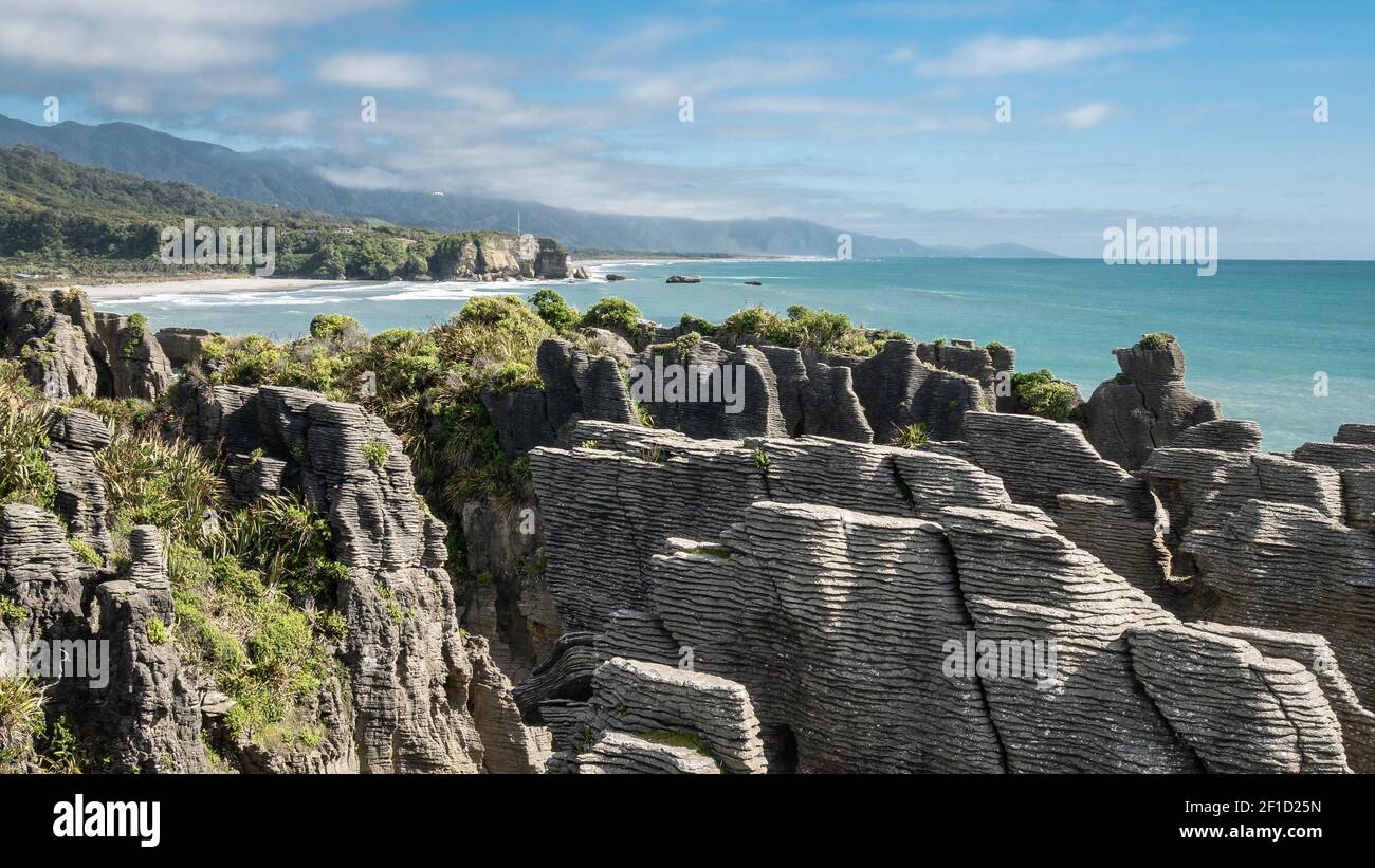 Unusual rock formations on ocean´s coast shot during sunny day, Picture ...