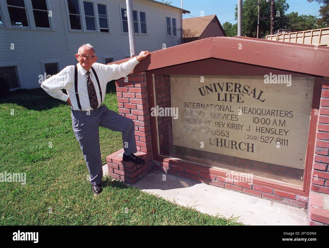 Rev. Kirby J. Hensley, pastor and founder of the Universal Life Church ...