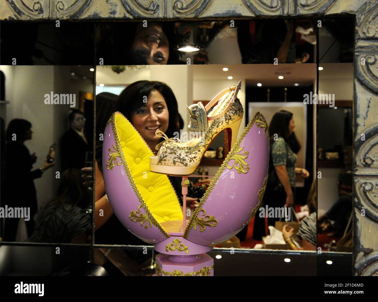 Nina Shaffer of Orange, Calif., gets a closer look at the new $6,295 ...