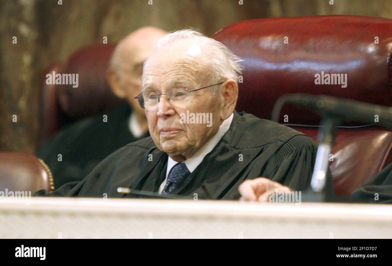 U.S. Senior District Judge Wesley Brown during his 100th birthday ...
