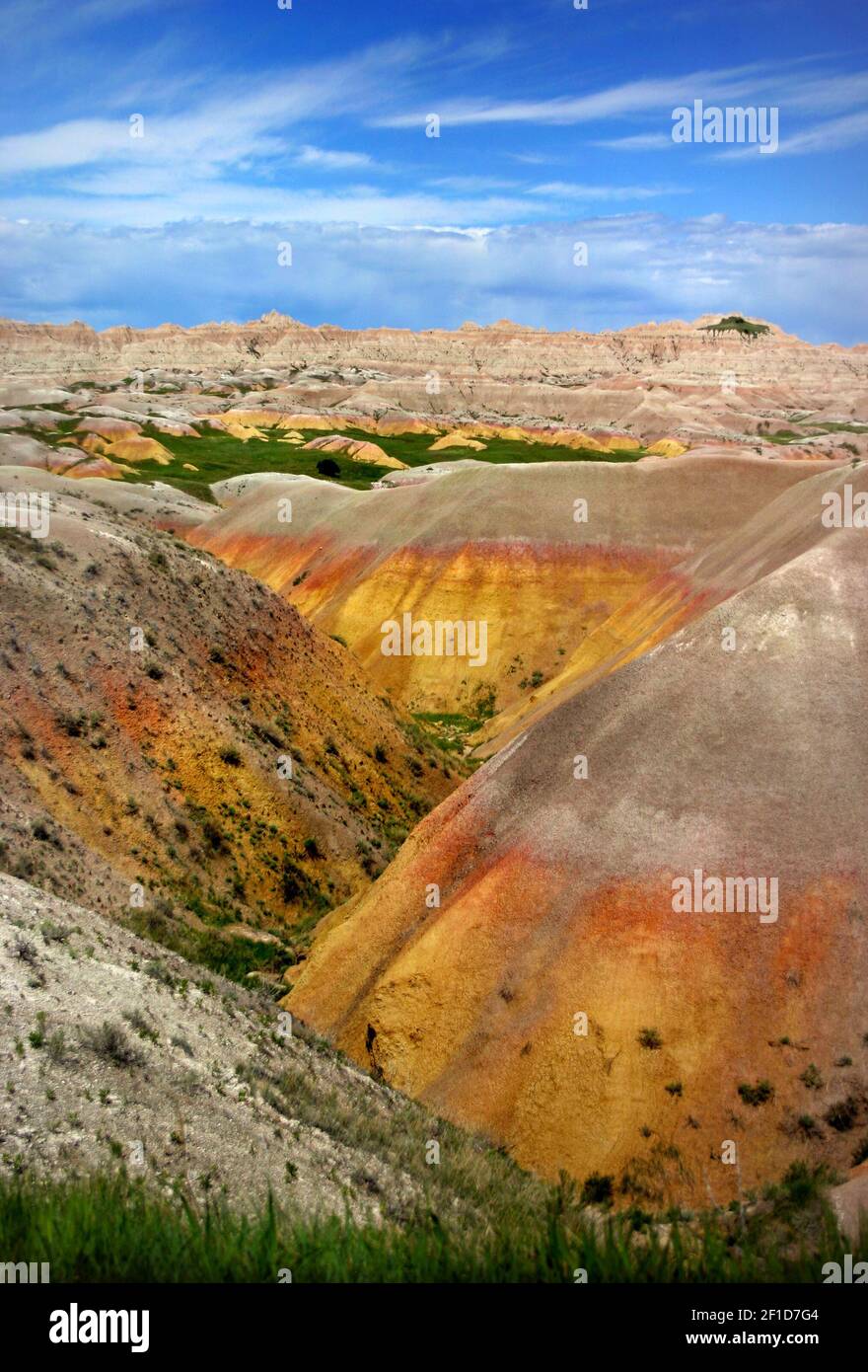 Visitors to Badlands National Park can witness a naturally occuring ...