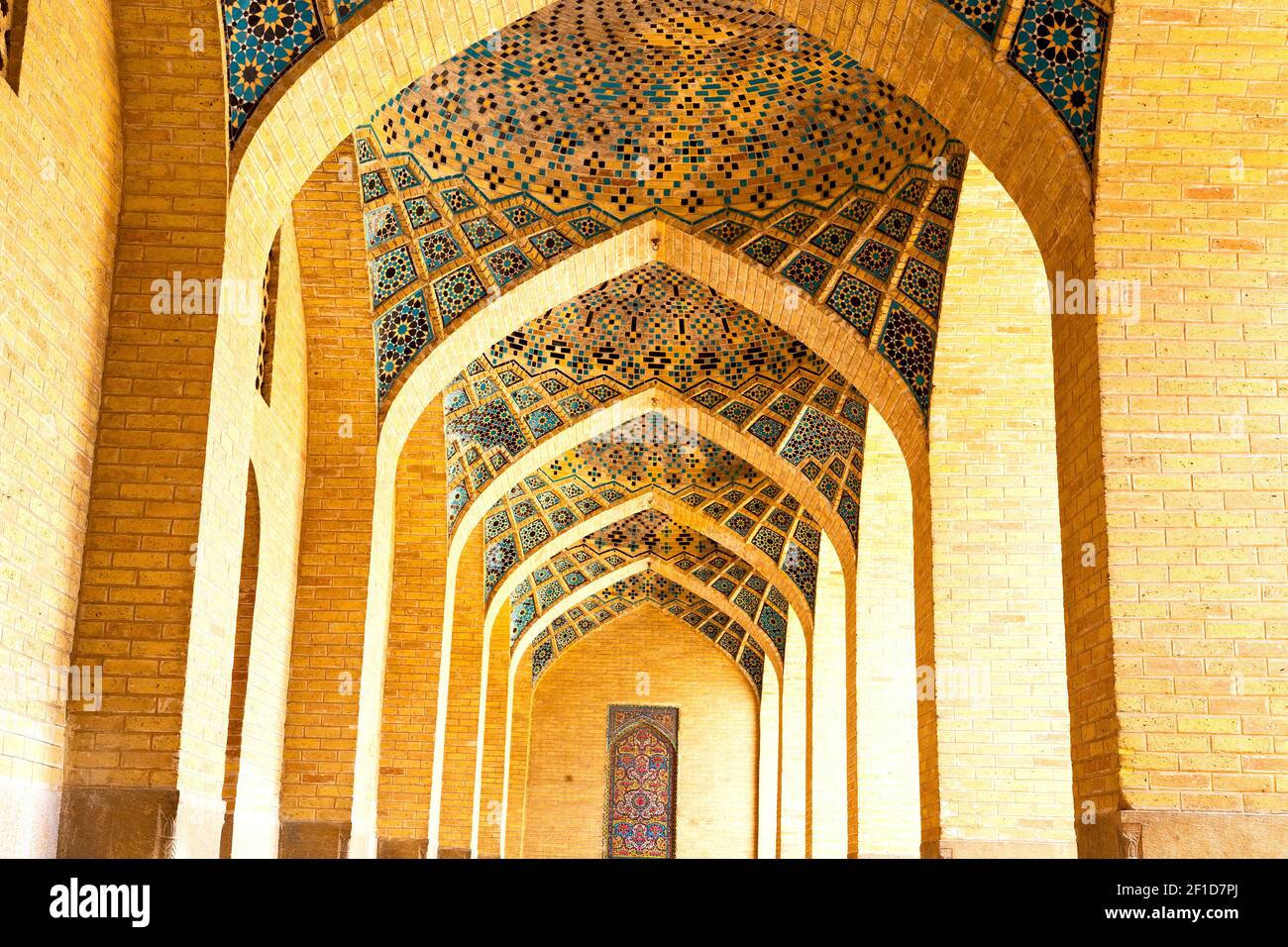 In iran shiraz the corridor passage Stock Photo - Alamy