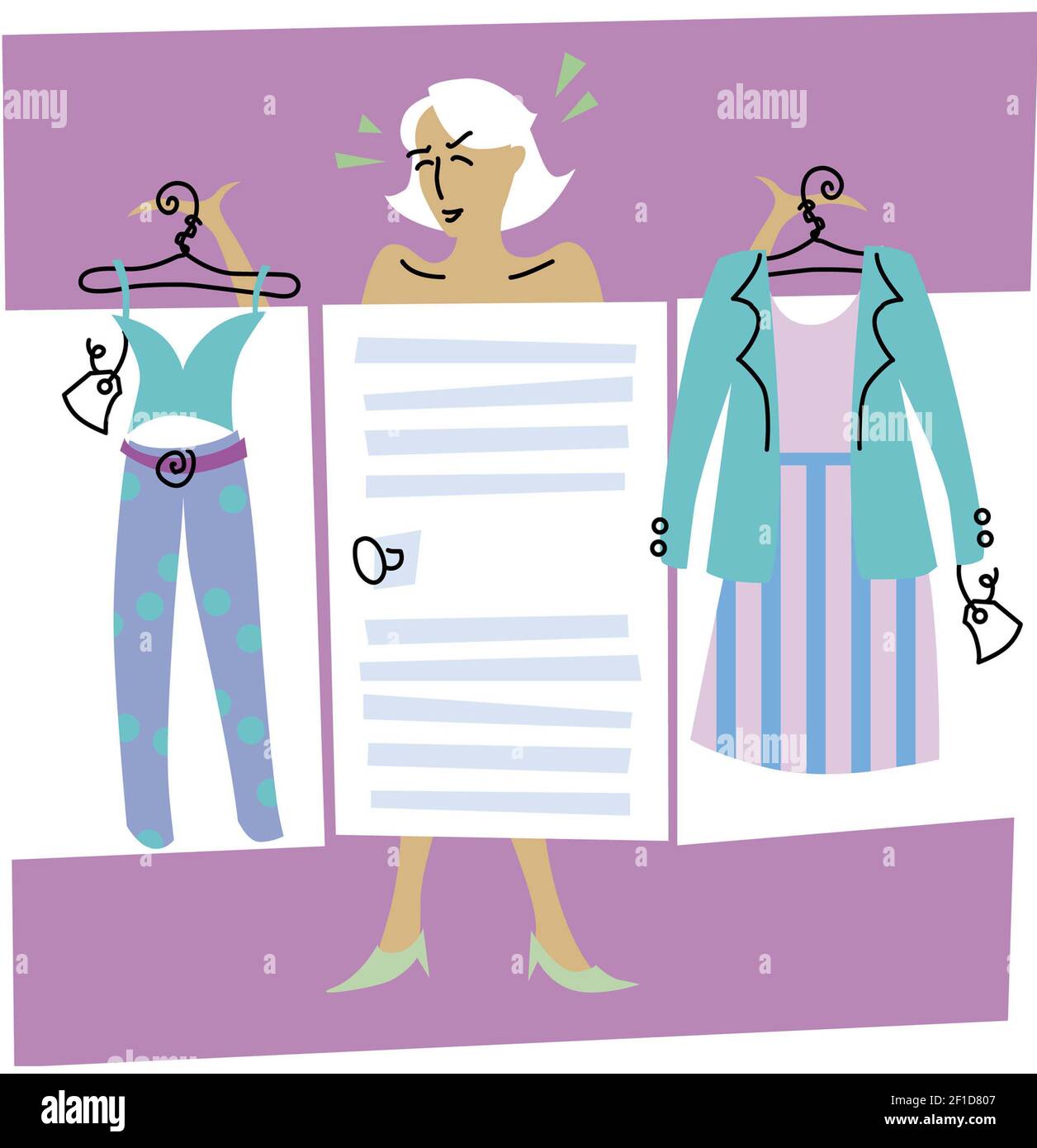 Have you ever helped a fellow shopper you've just met choose an outfit ...