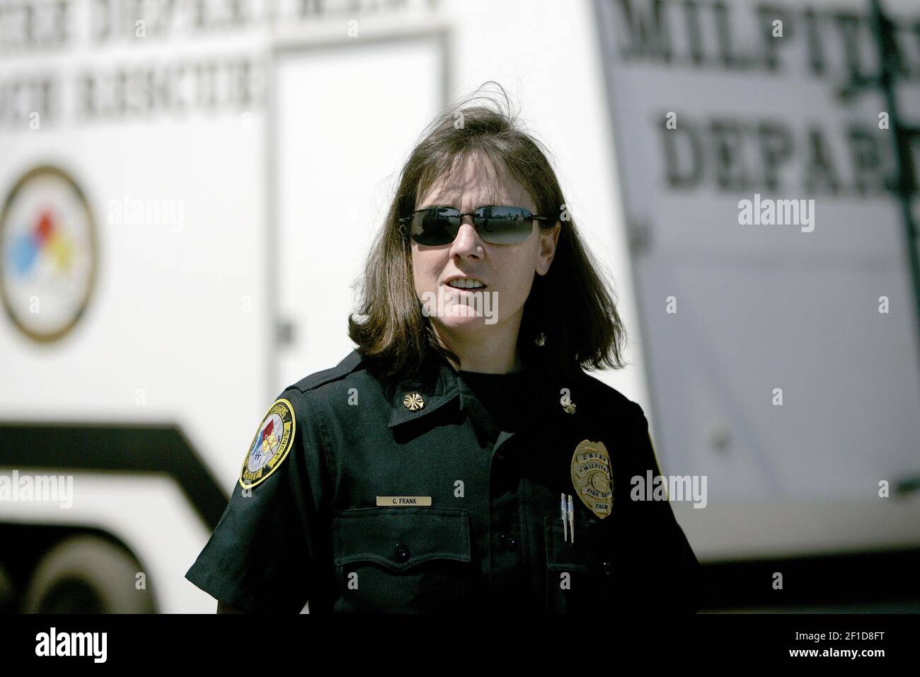 Clare Frank is the fire chief of Milpitas, California, and the first ...
