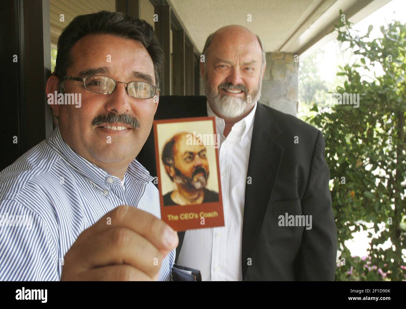 Tom Hernandez (left), president of Artistic Maintaince, Inc. Landsacape ...