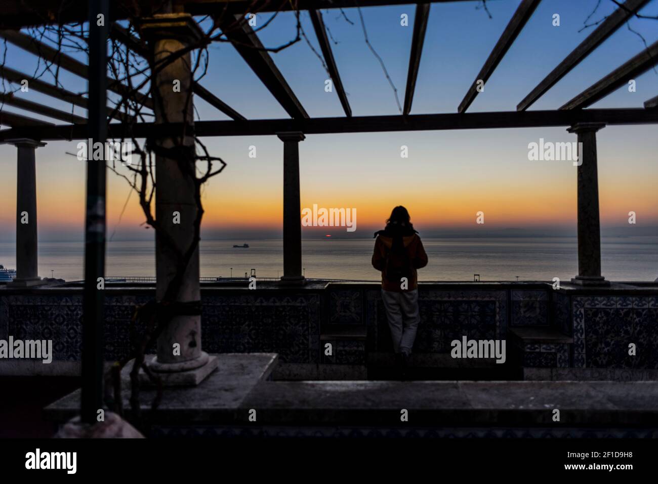 Miradouro de santa luzia at sunrise hi-res stock photography and images ...