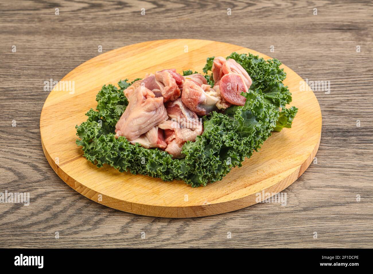 Raw tasty chicken stomach for cooking Stock Photo - Alamy