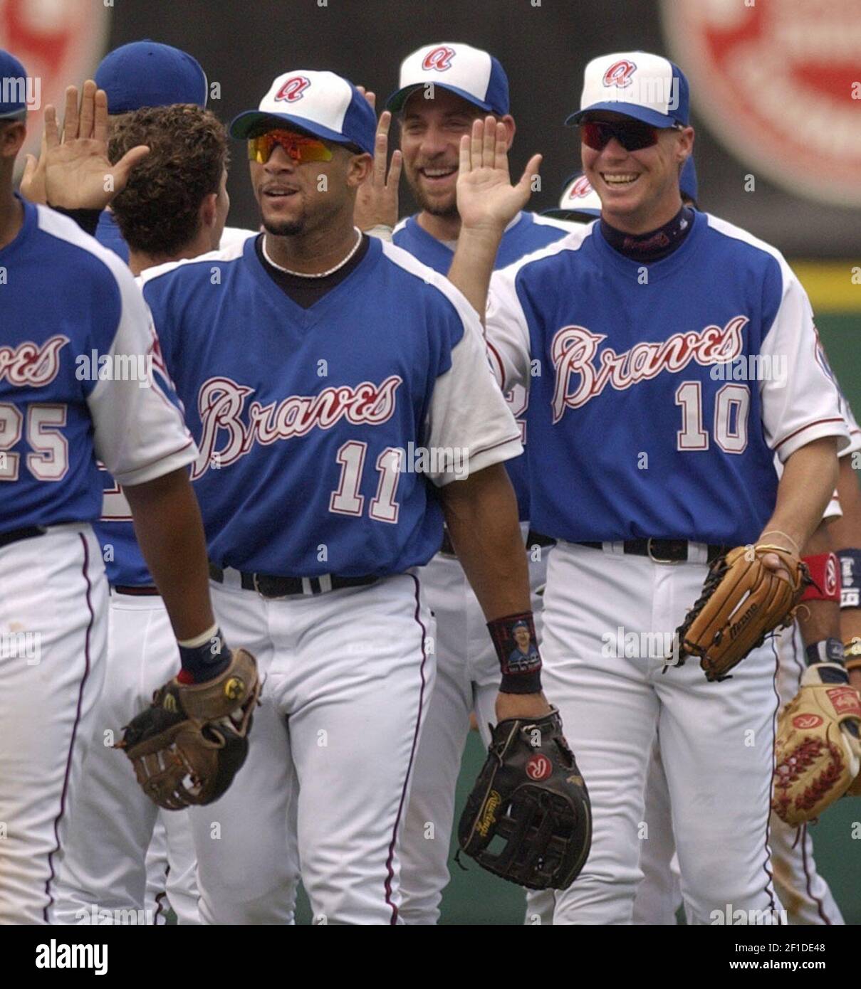 KRT SPORTS STORY SLUGGED: PHILLIES-BRAVES KRT PHOTOGRAPH BY JERRY ...