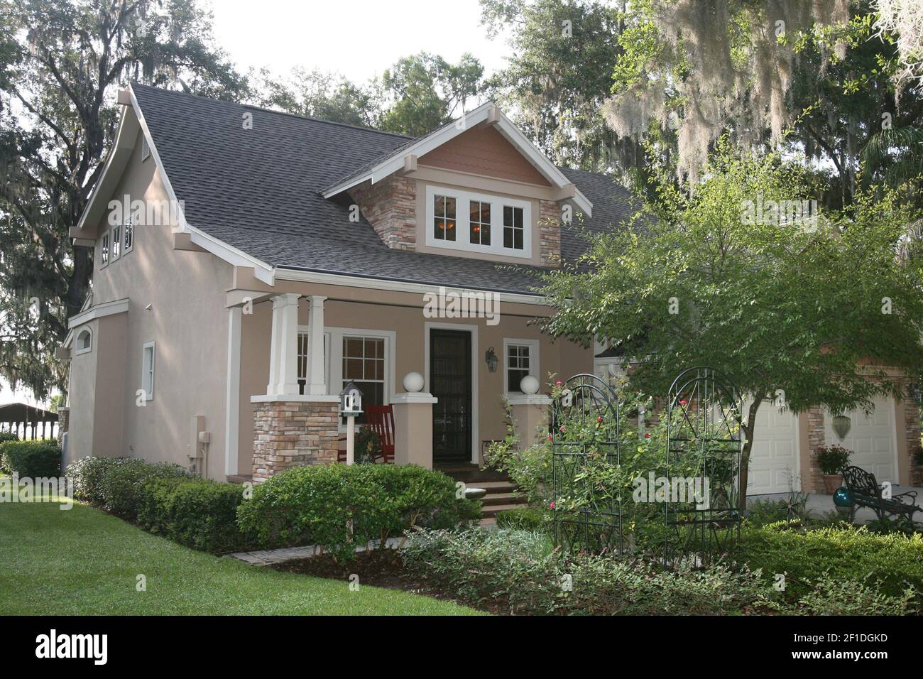 The streetside front is featured at the home of Clifford and Krista ...