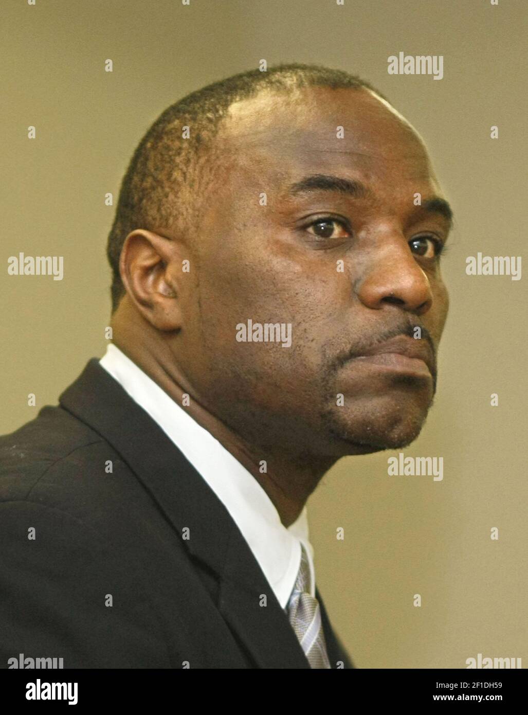 Melvin Hall Jr. arrives in the courtroom of Judge Elizabeth Berry at ...