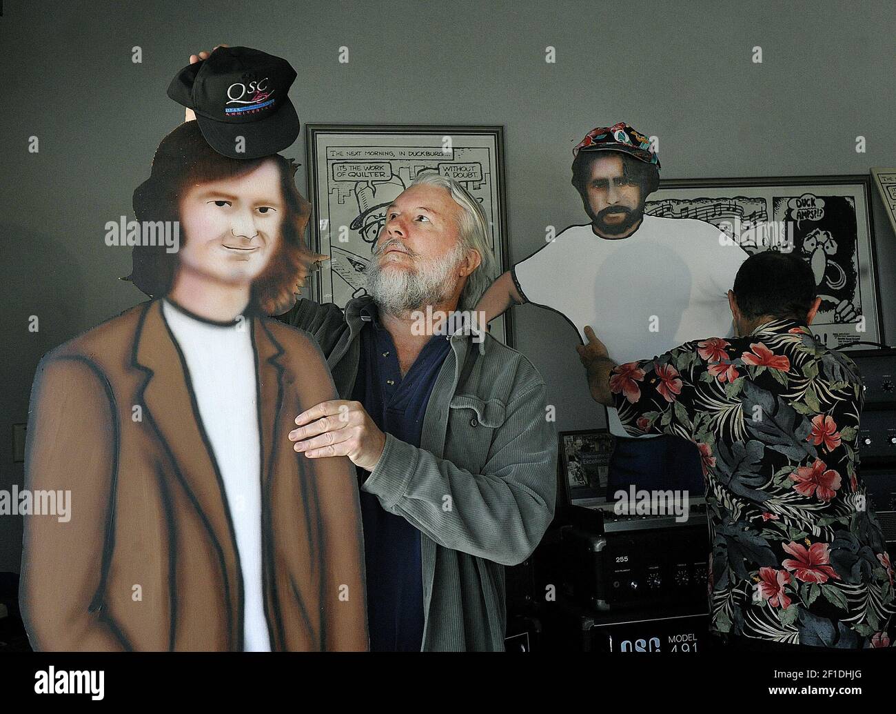 QSC Audio Products Chairman Patrick H. Quilter, left, and CEO Barry ...