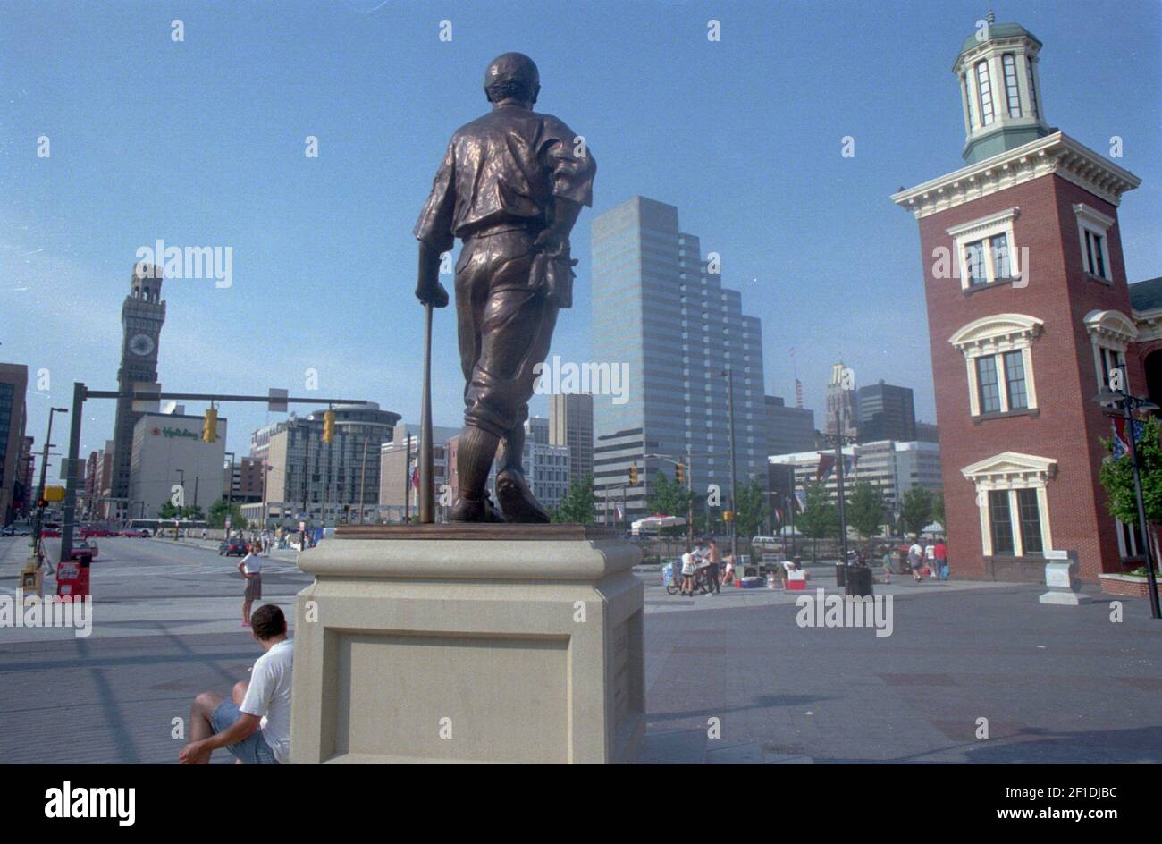 Babe Ruth statue stands outside Oriole Park at Camden Yards, June 11 ...