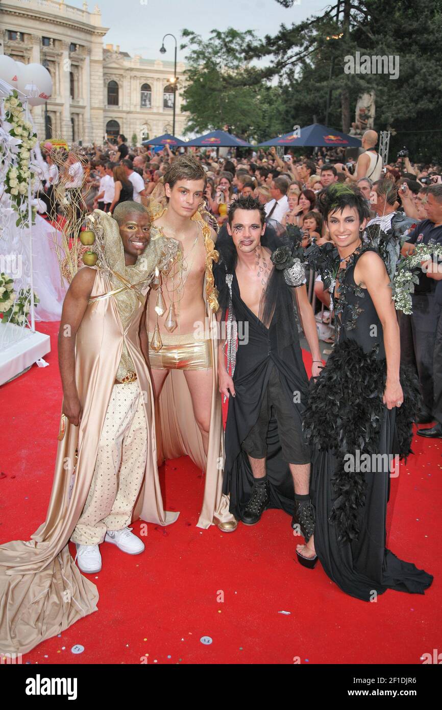 ***FILE****Tom Neuwirth aka Conchita Wurst and friends attend the Life ...