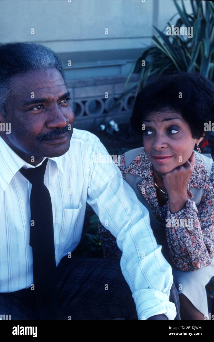 Archive photos of Ossie Davis and Ruby Dee from February of 1980. (Photo by Yoram Kahana ...