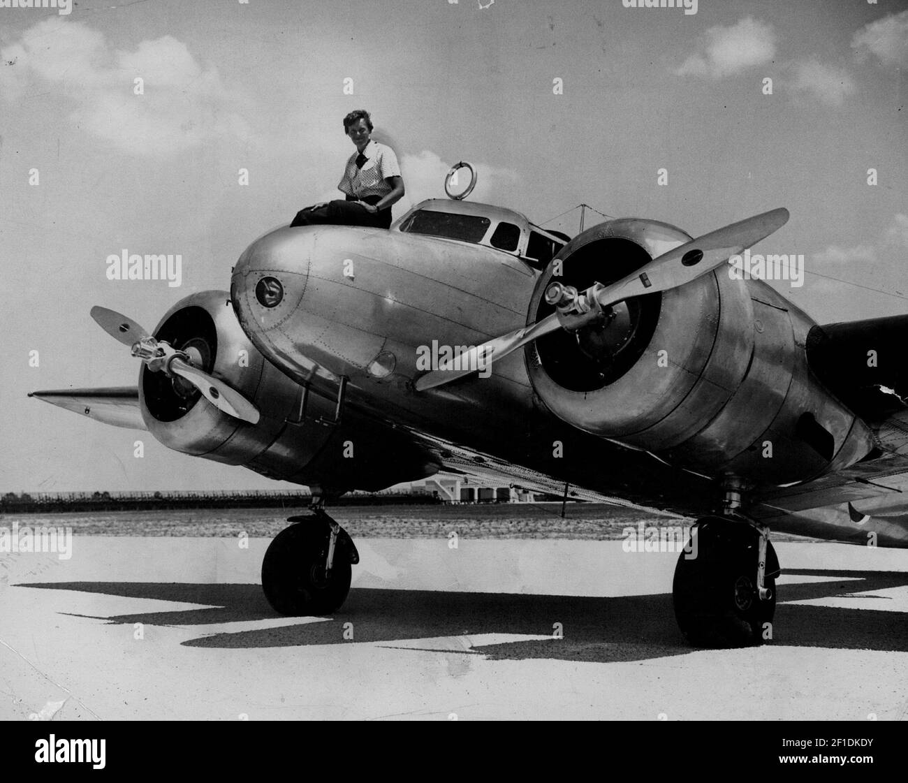 Amelia Earhart in a 1937 file image. Researchers hope images from her ...