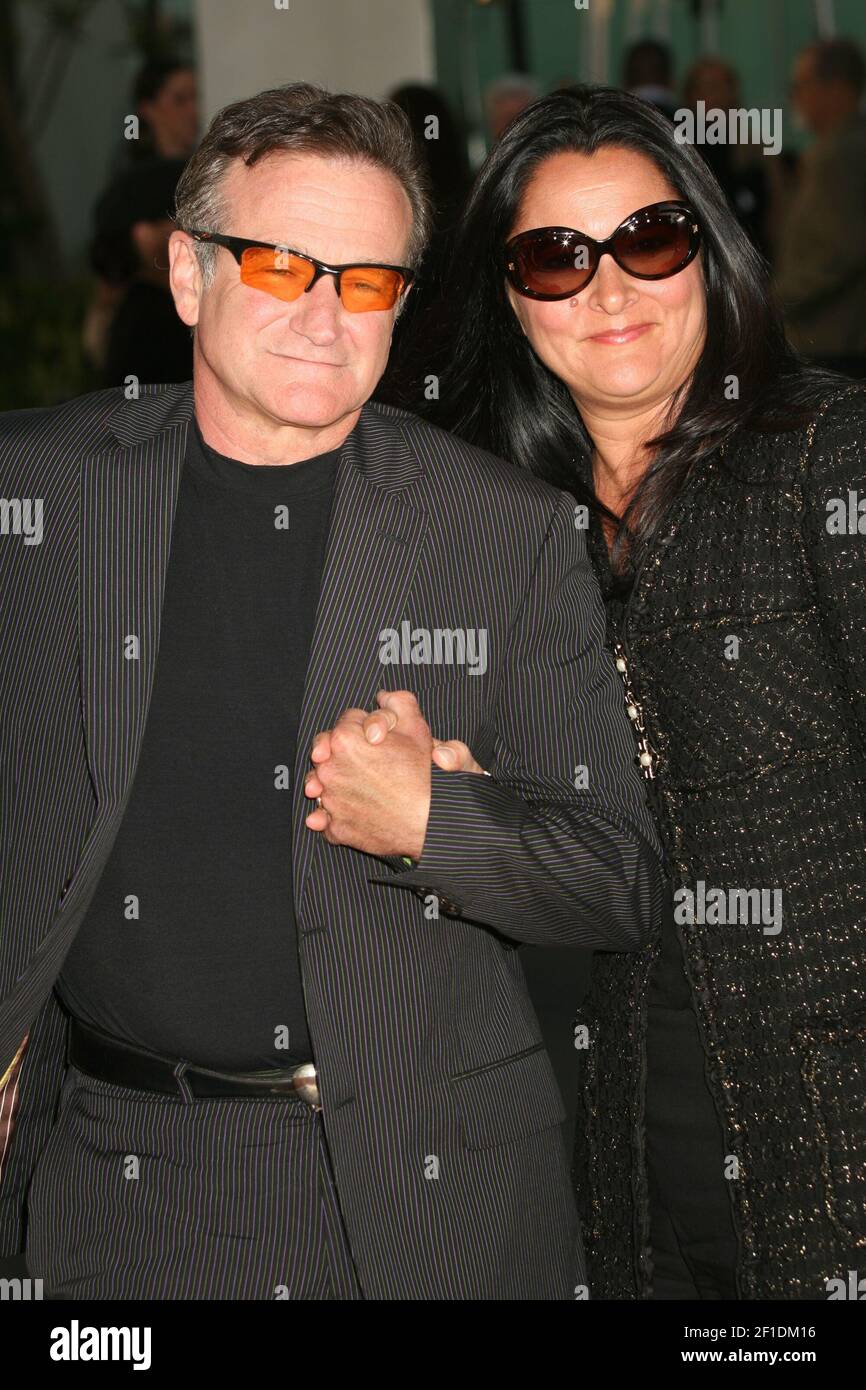25 June 2007 - Hollywood, California - Robin Williams and wife Marsha ...