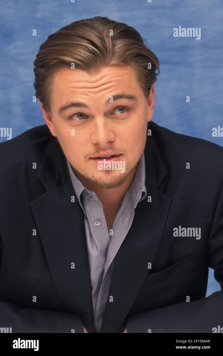 Leonardo DiCaprio at the "Catch Me If You Can" press conference on ...