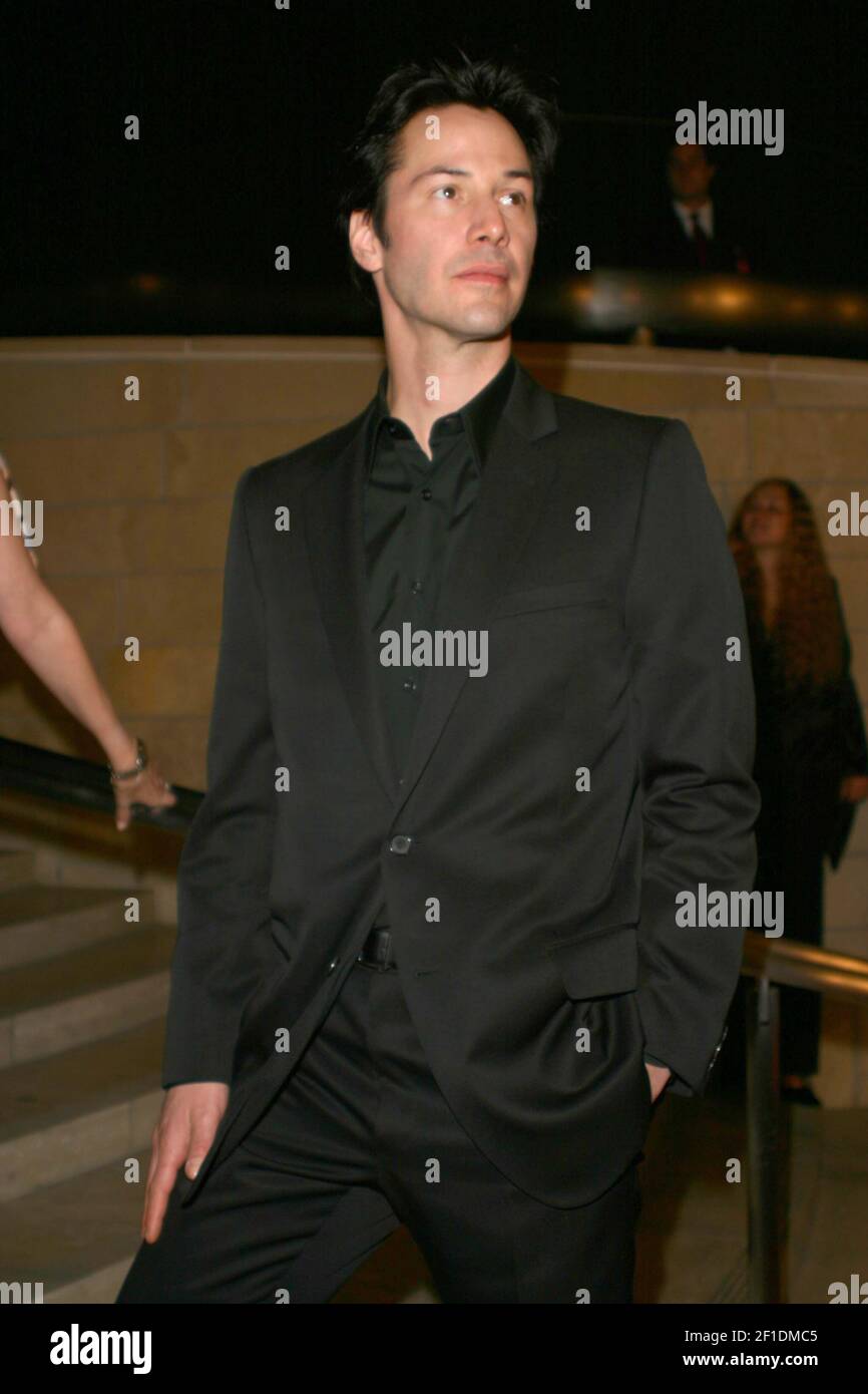 Keanu Reeves at the world premiere of "Matrix Revolutions" by Warner ...