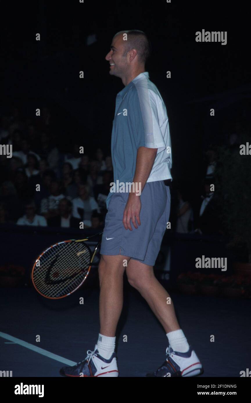 Andre Agassi at a Night at the Net UCLA, (Los Angeles, CA) on the 7/23 ...