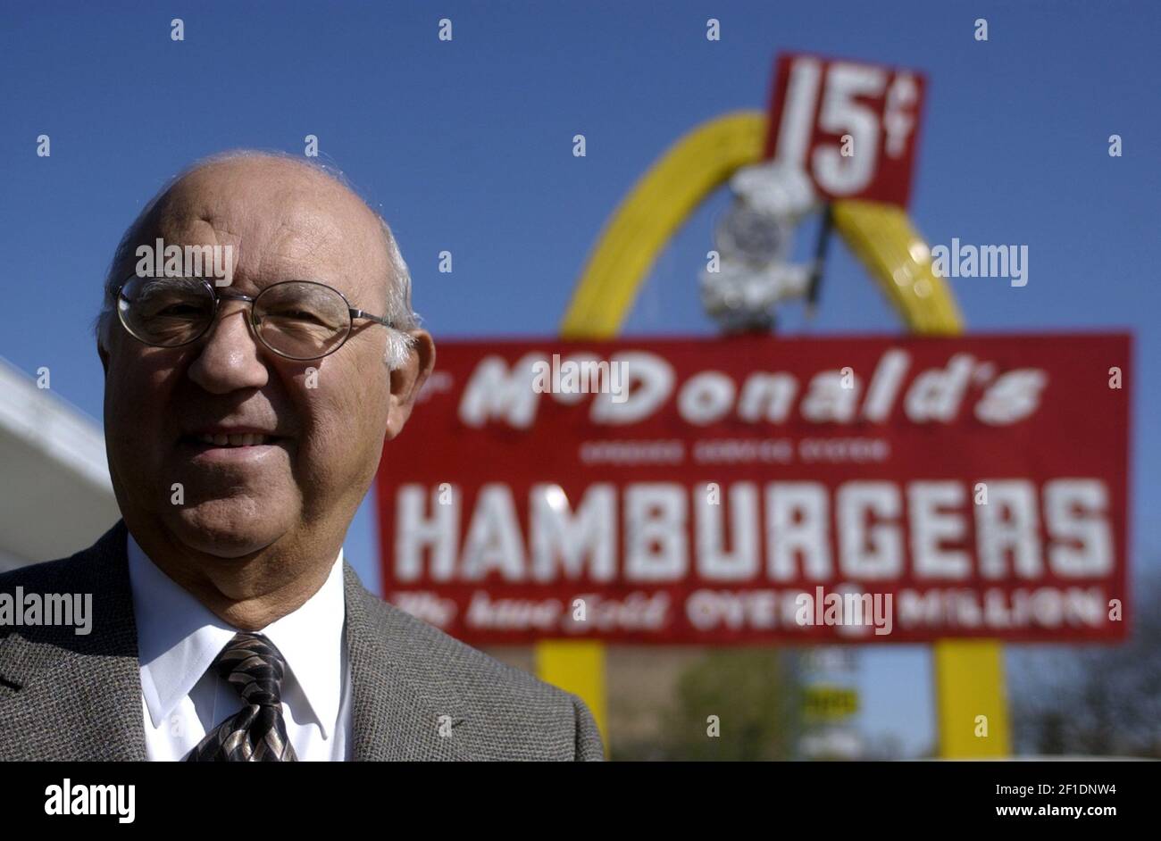 Daniel Zakos, pictured here in 2005, worked at the first McDonald's as ...