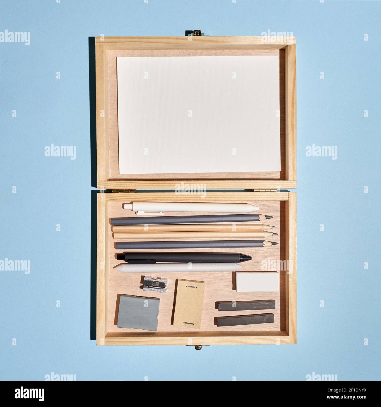 Pencil box template hi-res stock photography and images - Alamy