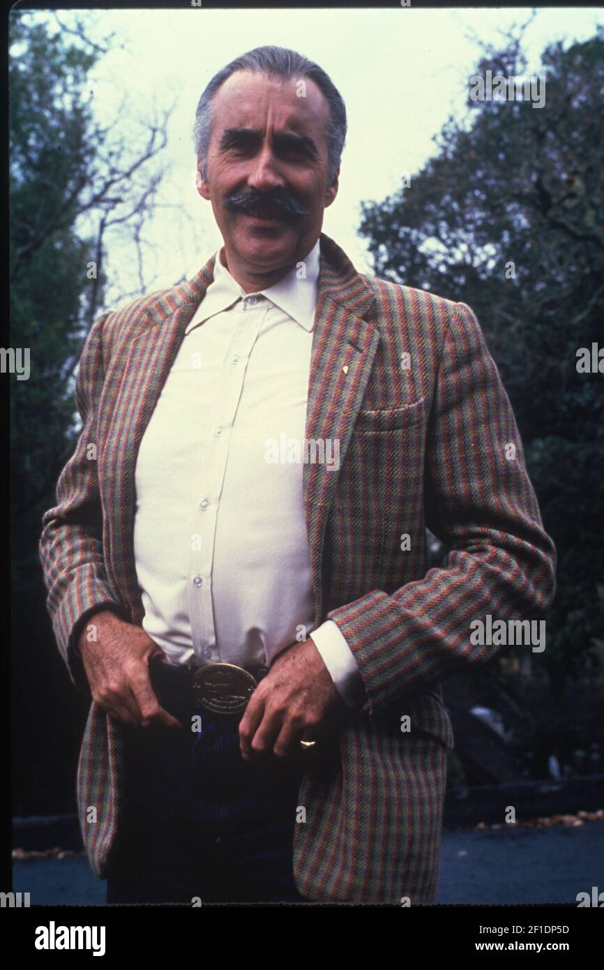 Christopher Lee Photo Credit: Leonelli/Kahana/Shooting Star *** Please ...
