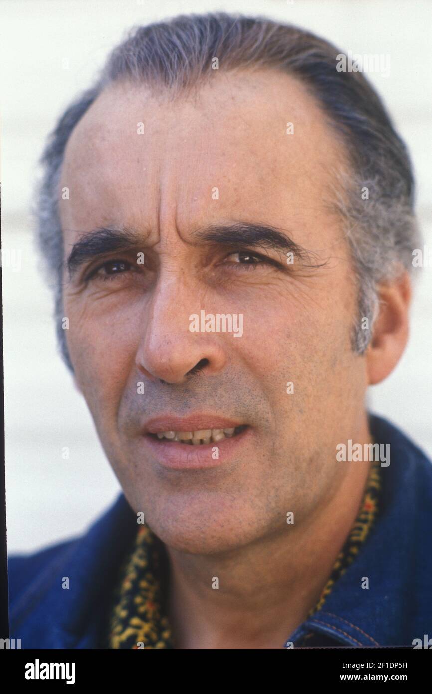 Christopher Lee Photo Credit: Yoram Kahana/Shooting Star *** Please Use ...