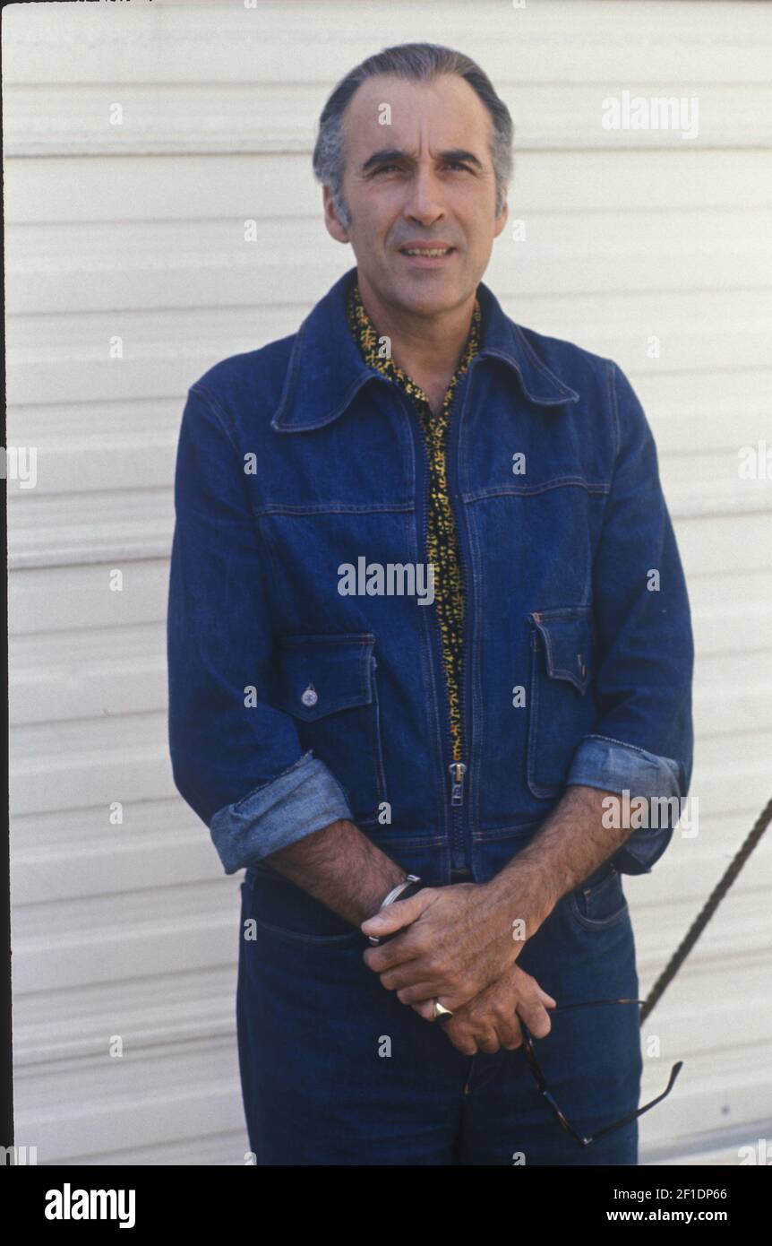 Christopher Lee Photo Credit: Yoram Kahana/Shooting Star *** Please Use ...