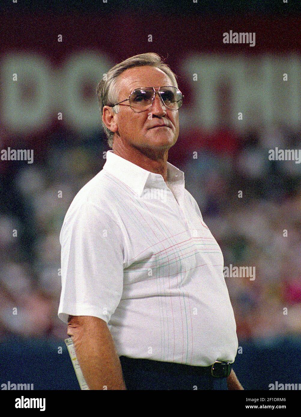 Miami Dolphins head coach Don Shula during the preseason game against ...