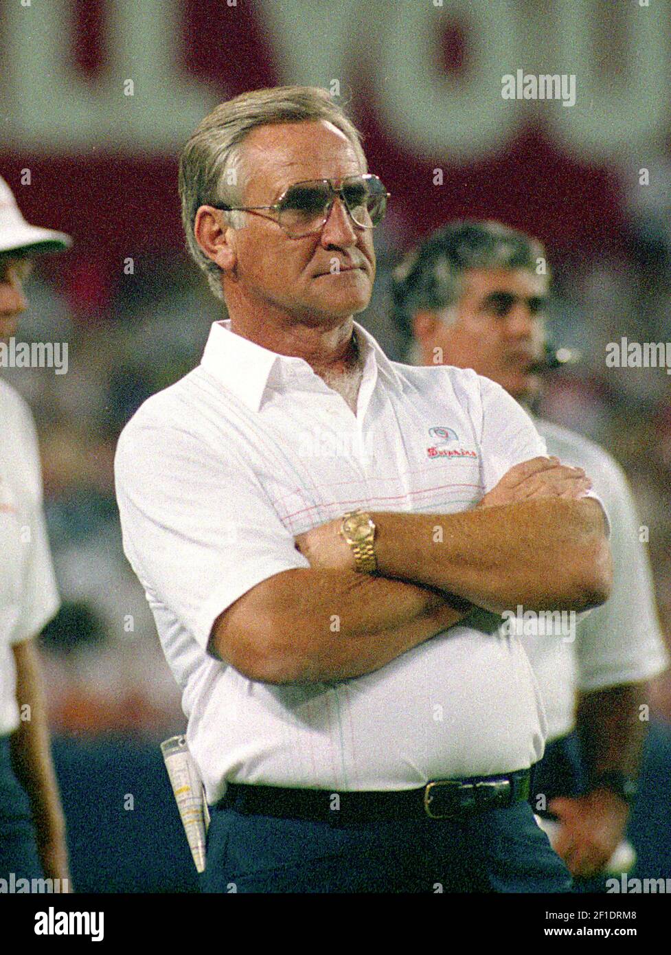 Miami Dolphins head coach Don Shula during the preseason game against ...