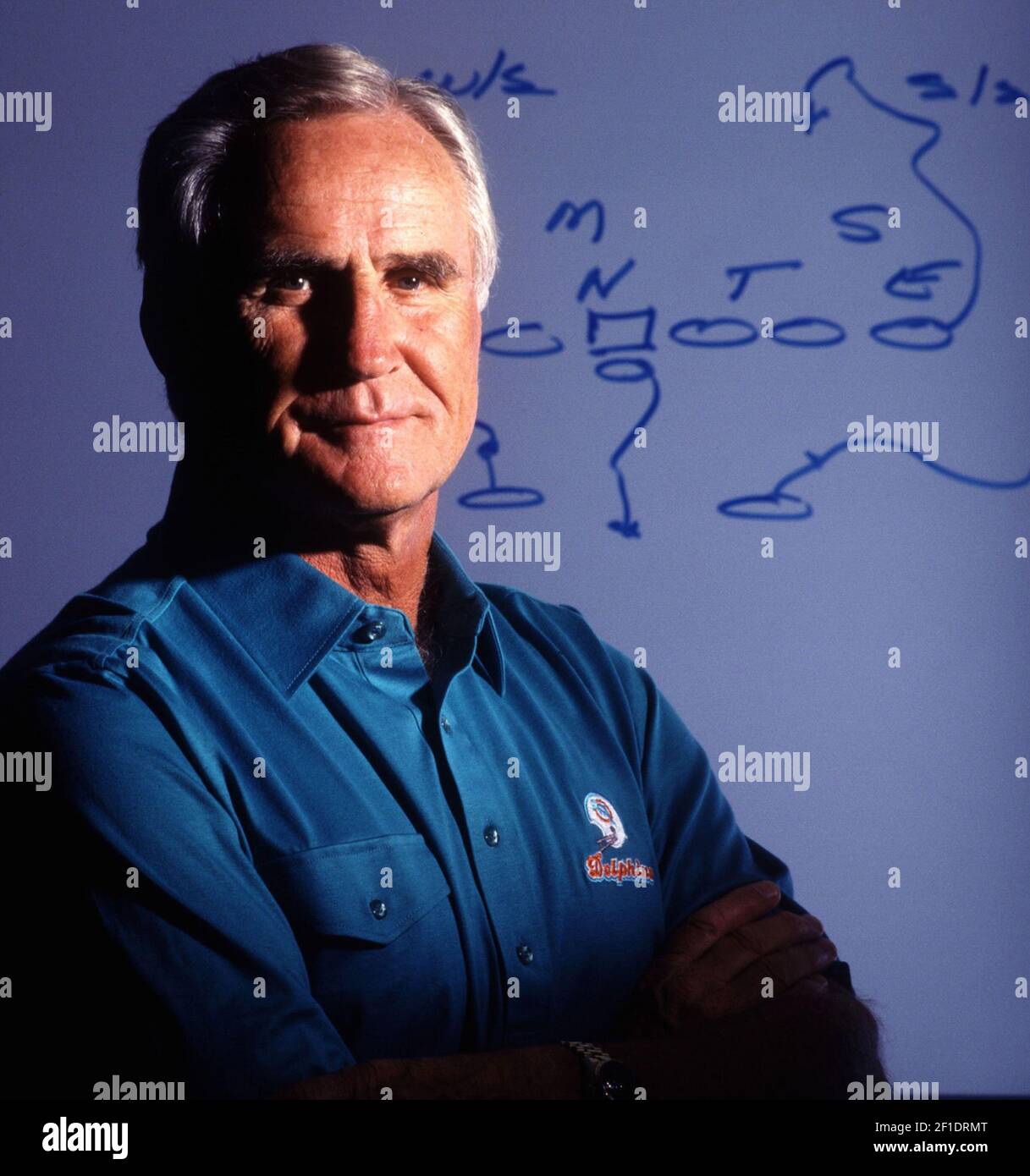 Miami Dolphins head coach Don Shula before the 1994 season. (Photo by ...