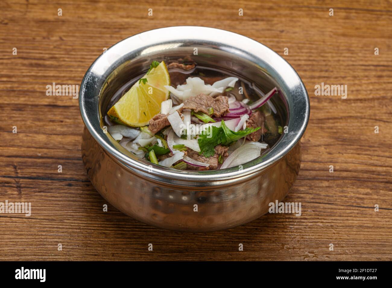 Vietnamese cuisine - beef Pho Bo soup Stock Photo - Alamy