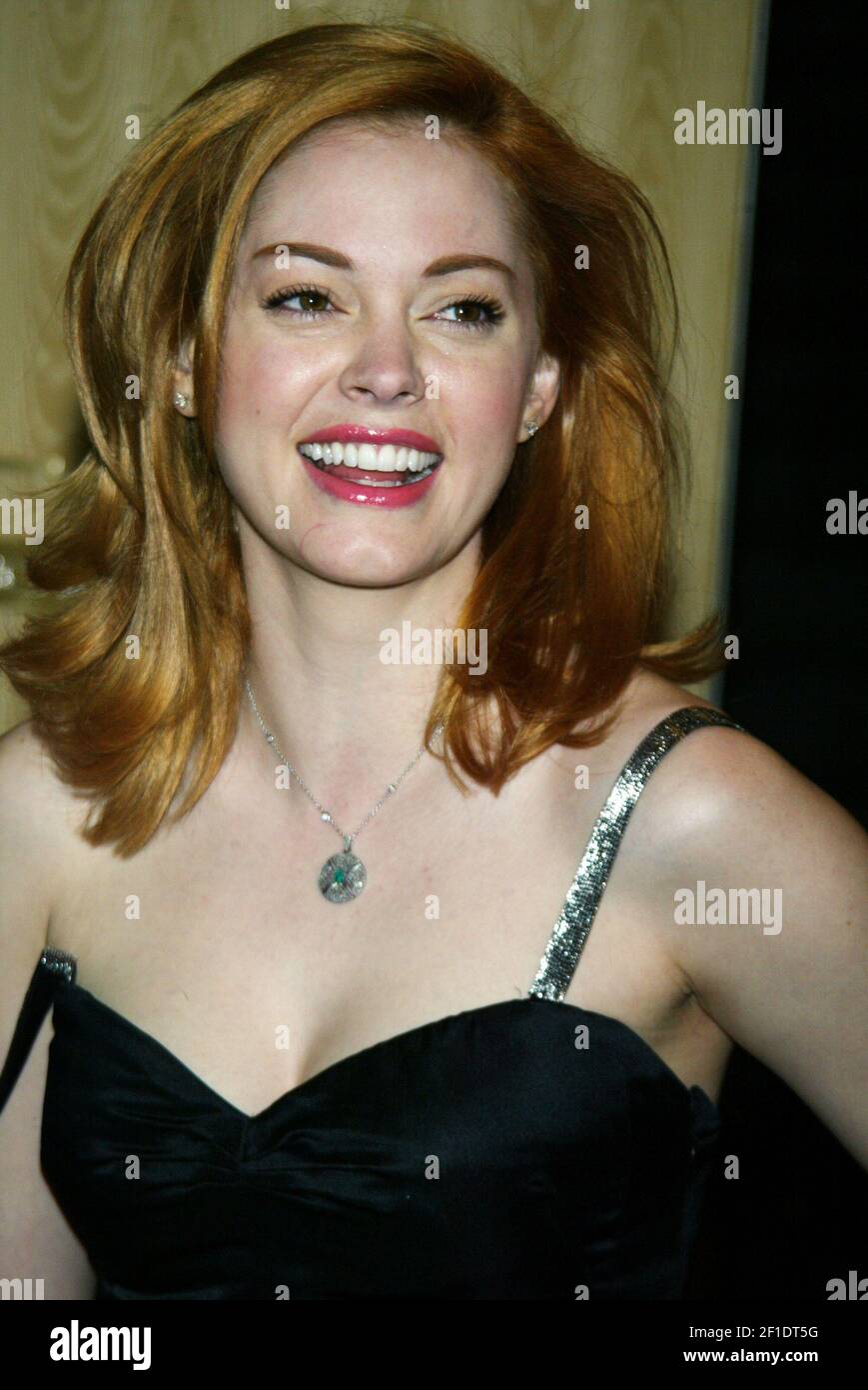 Rose McGowan of "Charmed" poses for pictures at the WB Network Up ...