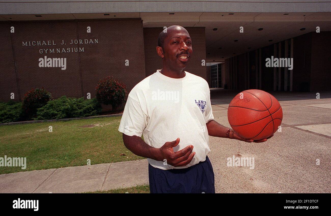 In May 1998, Laney High School basketball coach Fred Lynch outside the ...