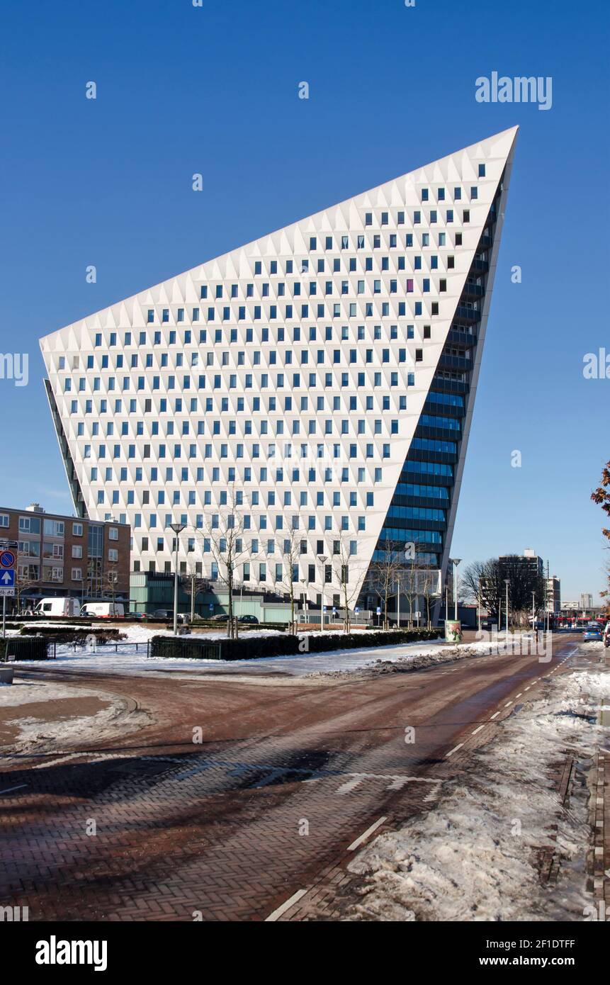 The Hague, The Netherlands, February 13, 2021: the sculptural ...