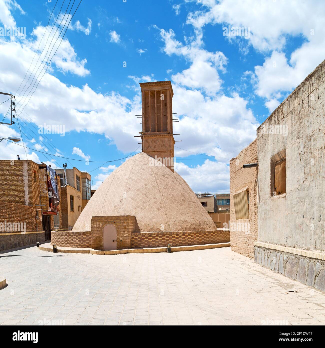 In iran the old wind tower Stock Photo - Alamy
