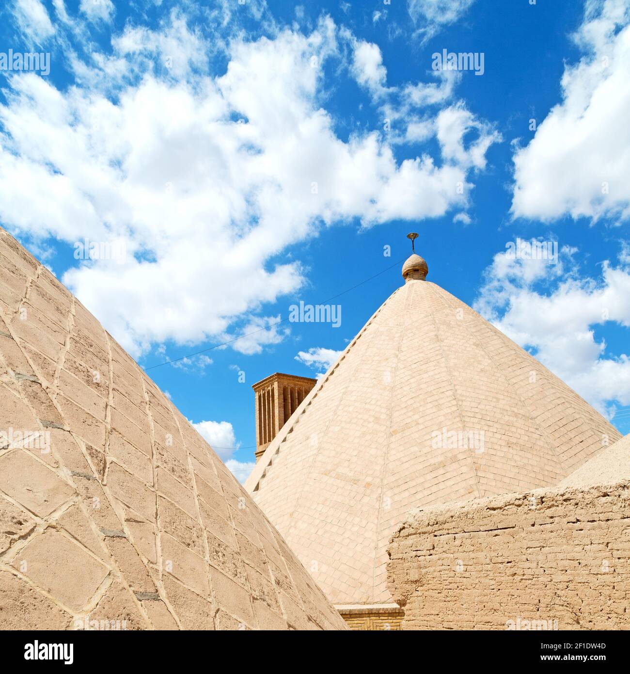 In iran the old wind tower Stock Photo - Alamy