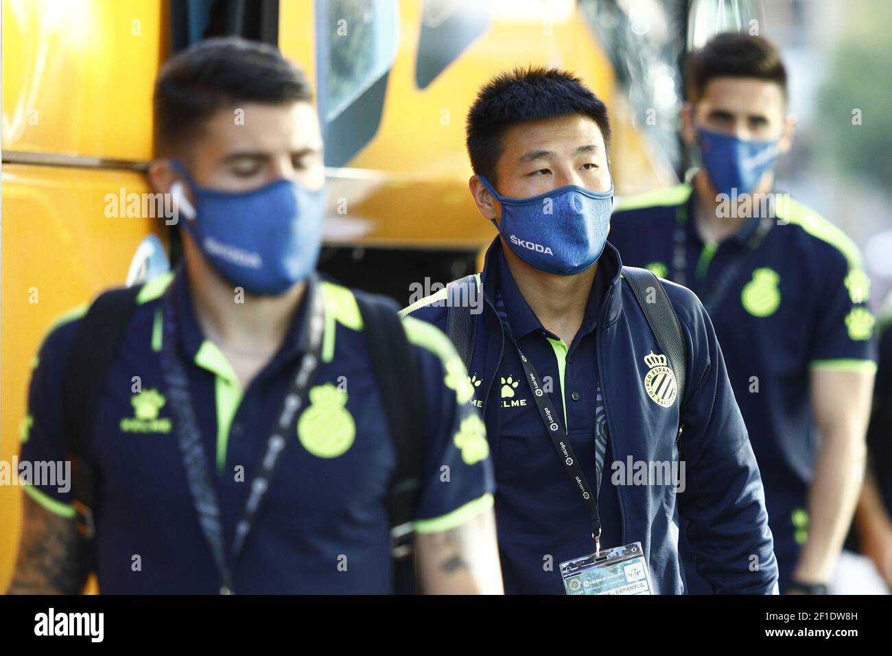 Wu Lei of RCD Espanyol during the La Liga match between Real Betis and ...