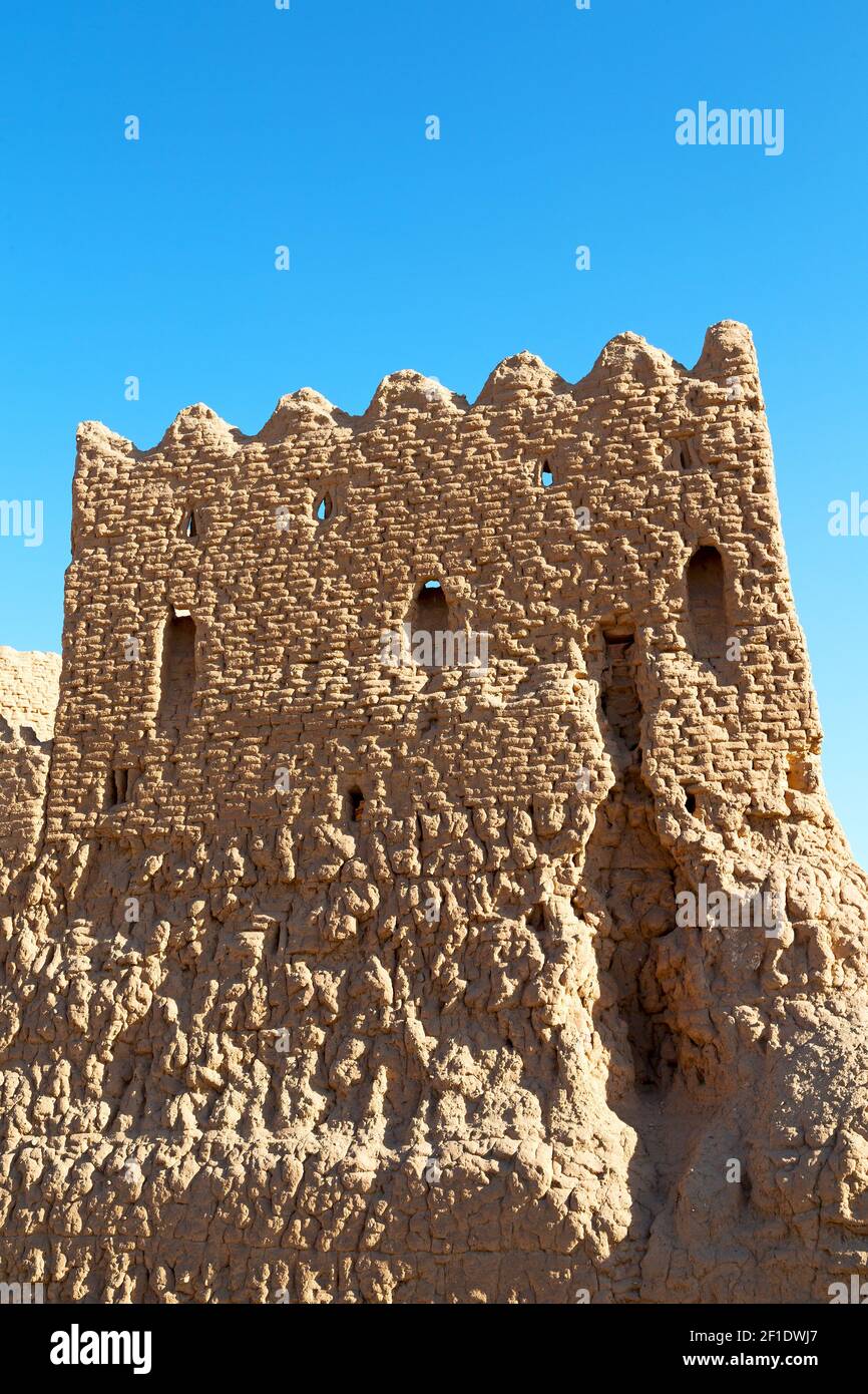 In iran the old castle Stock Photo - Alamy