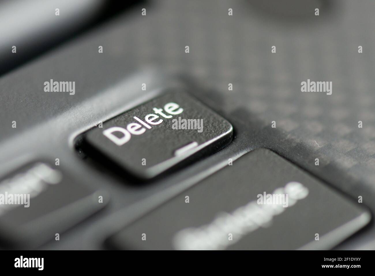 Delete key on a laptop keyboard Stock Photo - Alamy Delete key on a laptop keyboard Stock Photo - Alamy