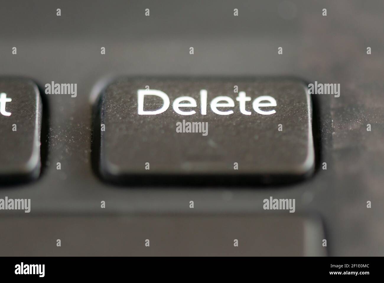 Delete key on a laptop keyboard Stock Photo - Alamy Delete key on a laptop keyboard Stock Photo - Alamy