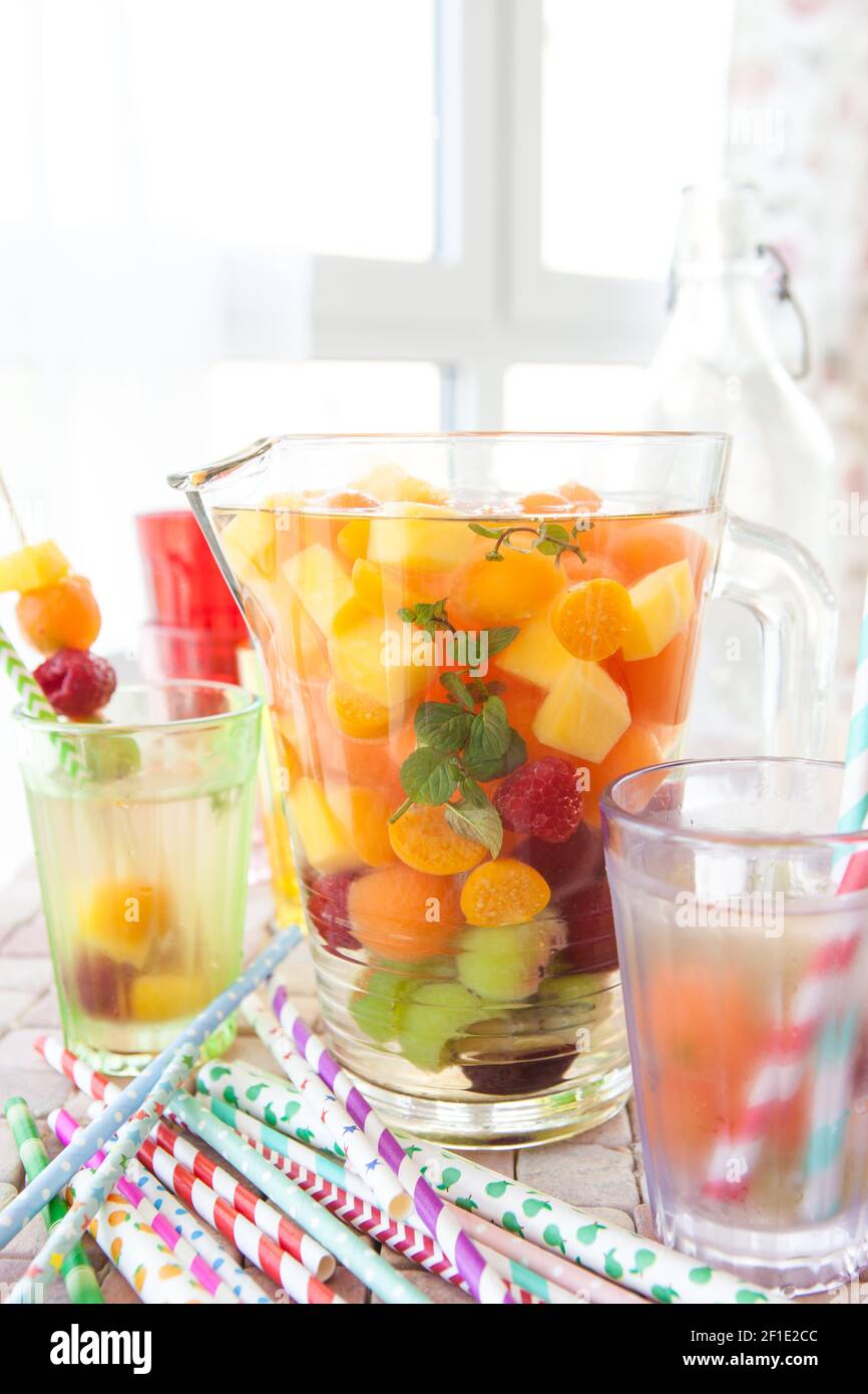 Melon punch hi-res stock photography and images - Alamy