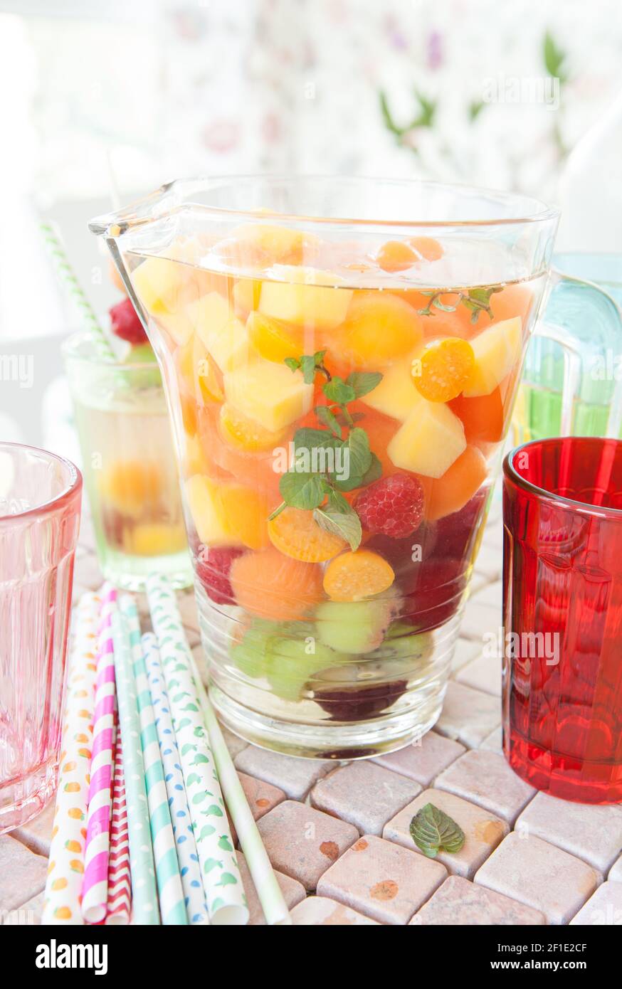 Melon punch hi-res stock photography and images - Alamy