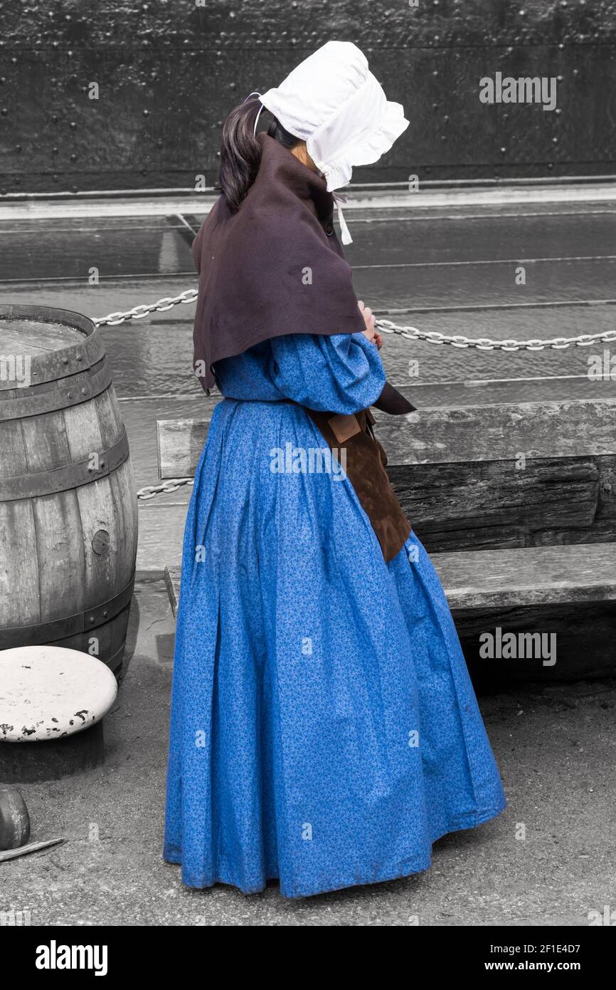 Victorian woman at The Fire & Iron Festival takes place at Brunel's SS ...