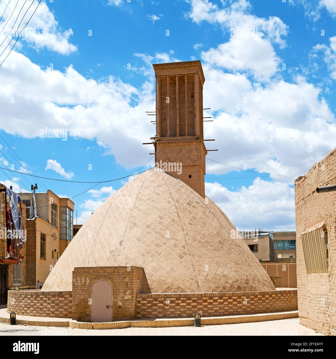 In iran the old wind tower Stock Photo - Alamy
